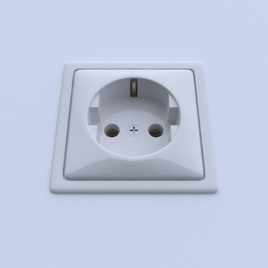 Plug Socket 3d Model