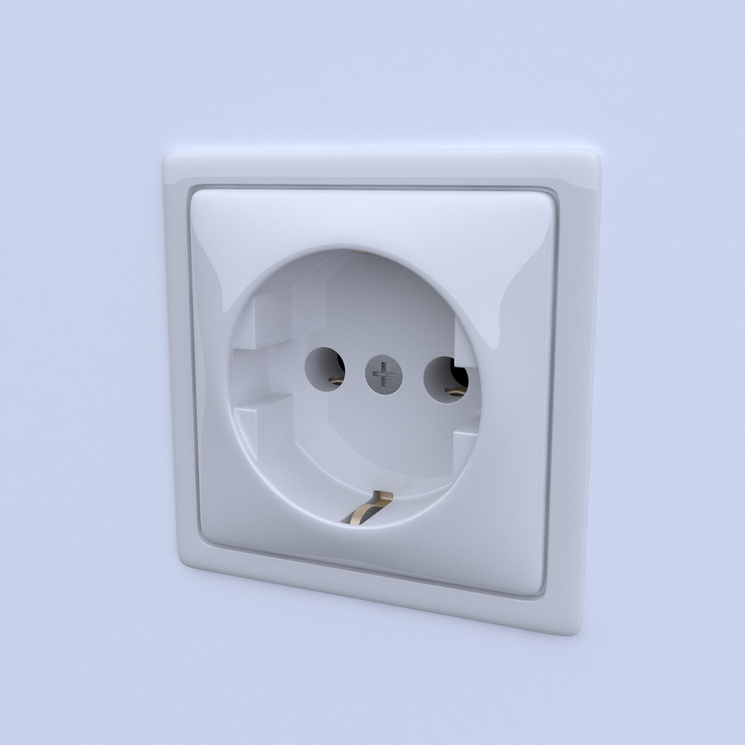 Plug Socket 3d Model