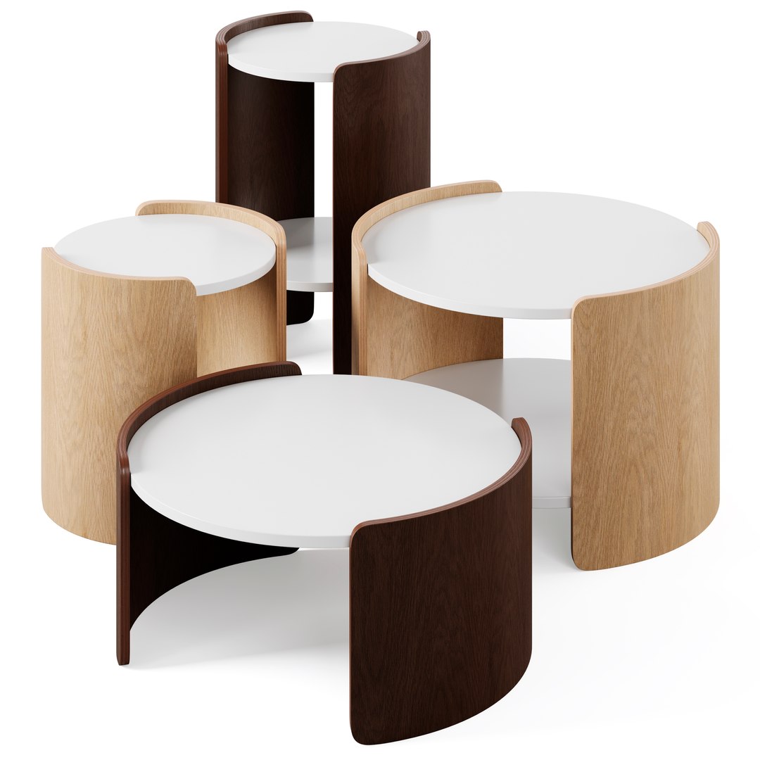 Coffee Table Lagom 3D Model - TurboSquid 2325278