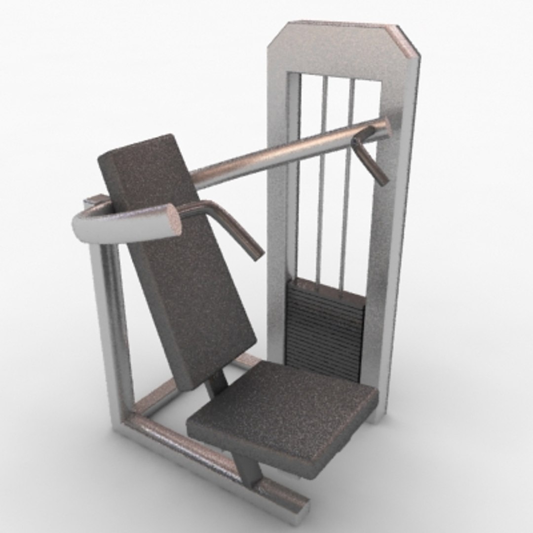 Gym Bench 3d Model