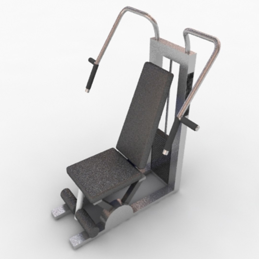 Gym Bench 3d Model