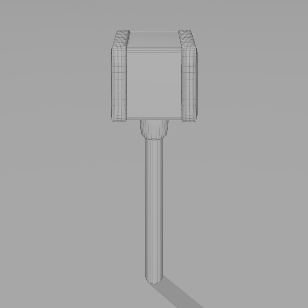 Low Poly Stone Hammer Model - TurboSquid 2245777