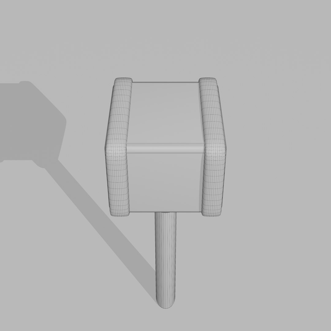 Low Poly Stone Hammer Model - TurboSquid 2245777