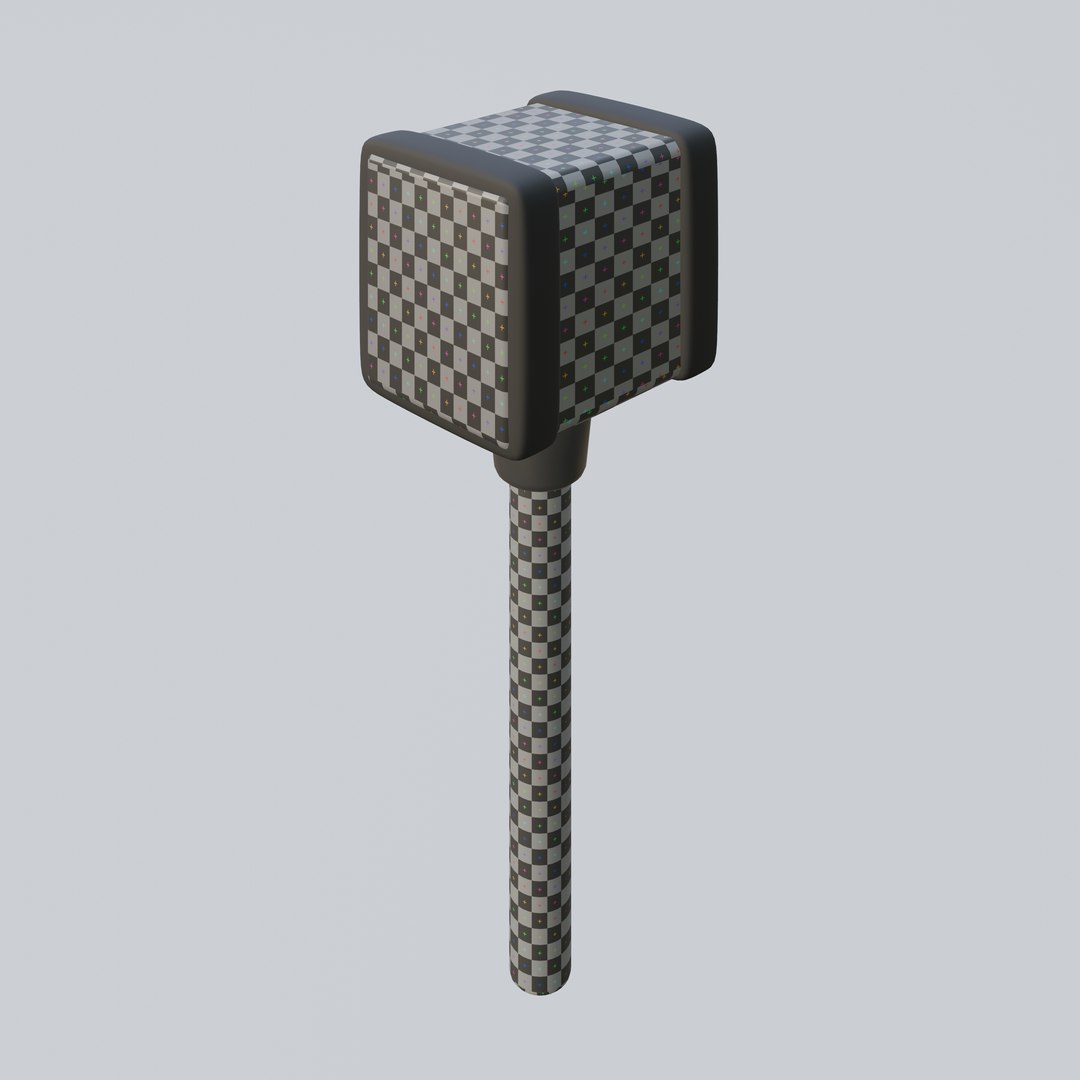 Low Poly Stone Hammer Model - TurboSquid 2245777