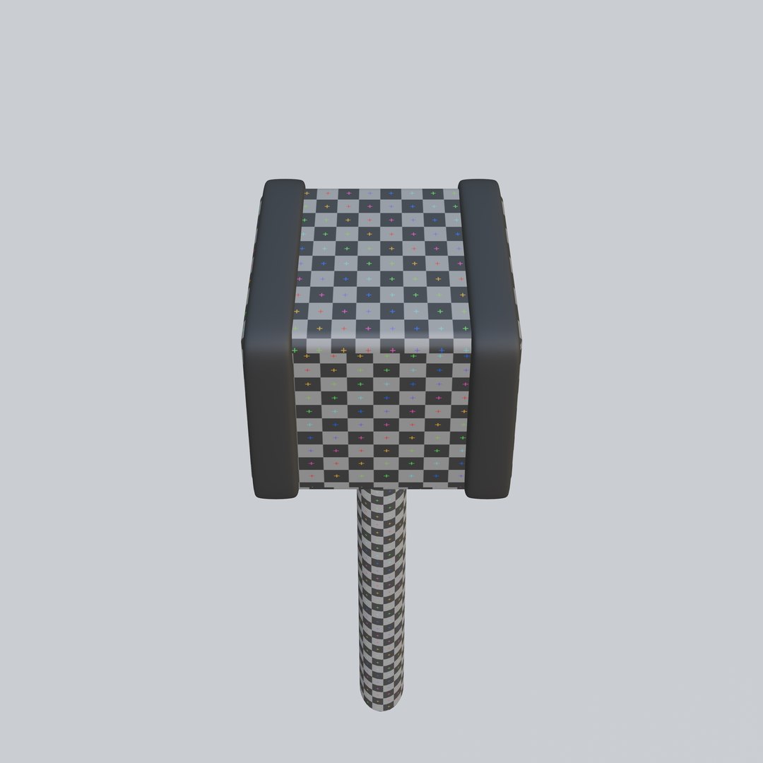 Low Poly Stone Hammer Model - TurboSquid 2245777