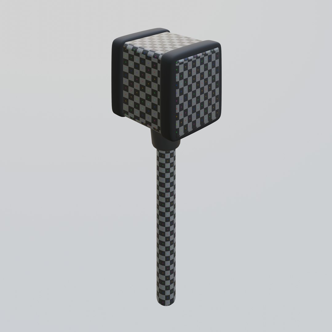 Low Poly Stone Hammer Model - TurboSquid 2245777