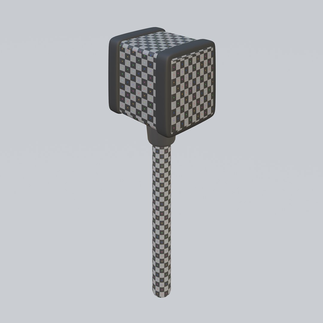 Low Poly Stone Hammer Model - TurboSquid 2245777