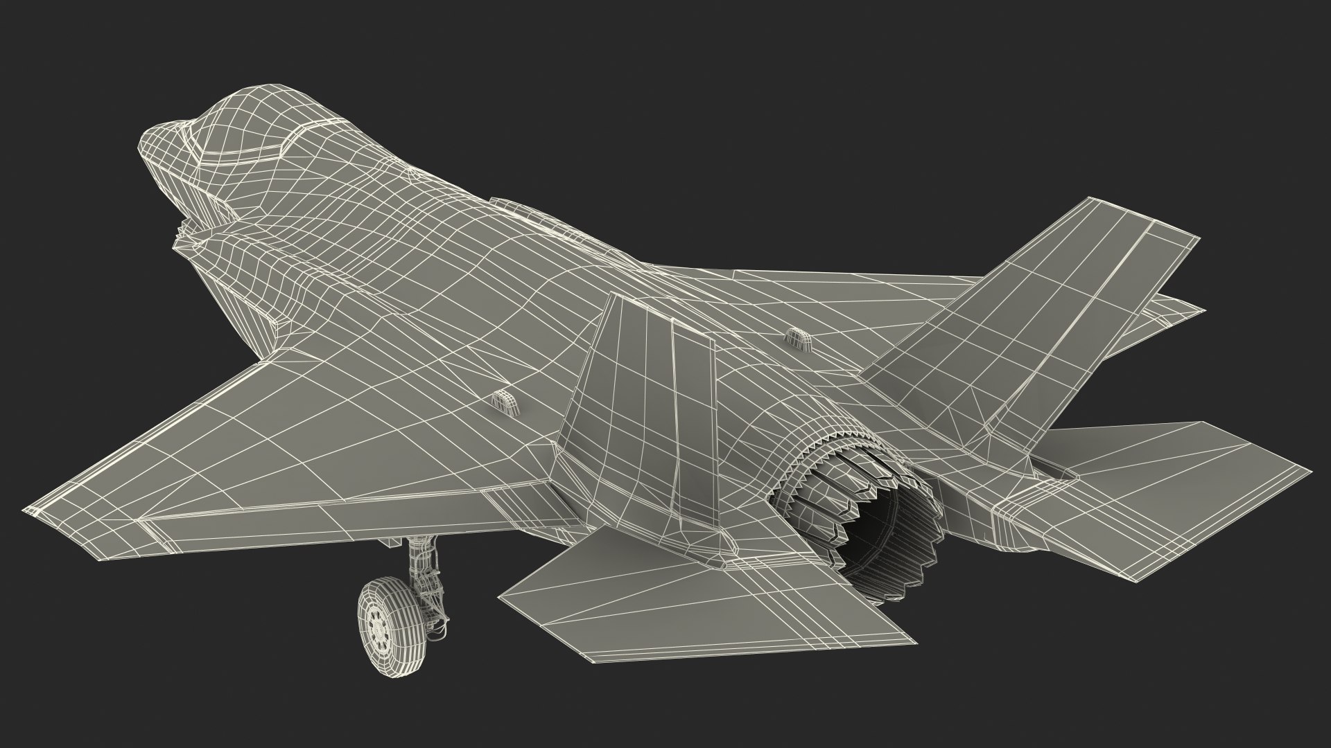 3D model Stealth Multirole Fighter F 35 Lightning II With a Pilot ...