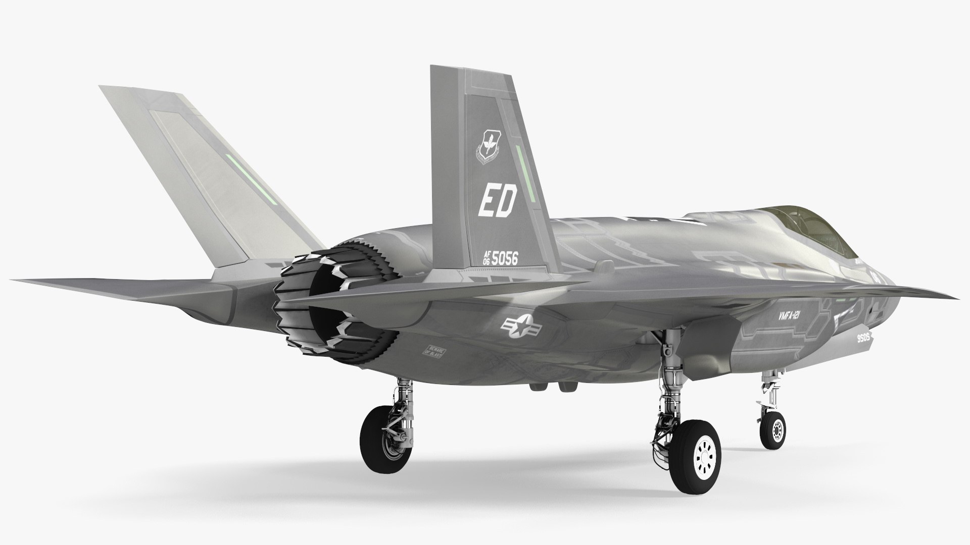 3D model Stealth Multirole Fighter F 35 Lightning II With a Pilot ...