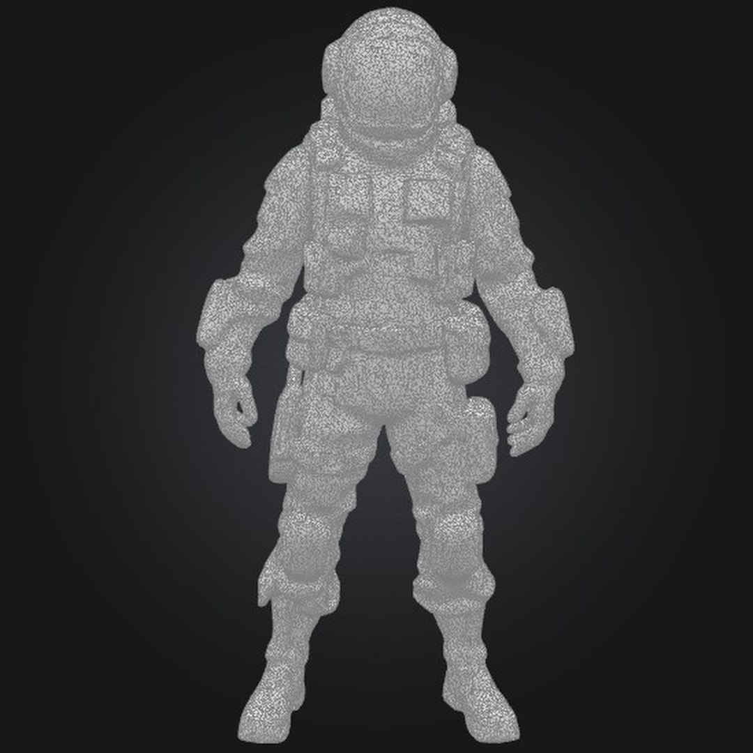 Sci-Fi Character Collection - Cyborg And Space Explorer Series 3D Model ...