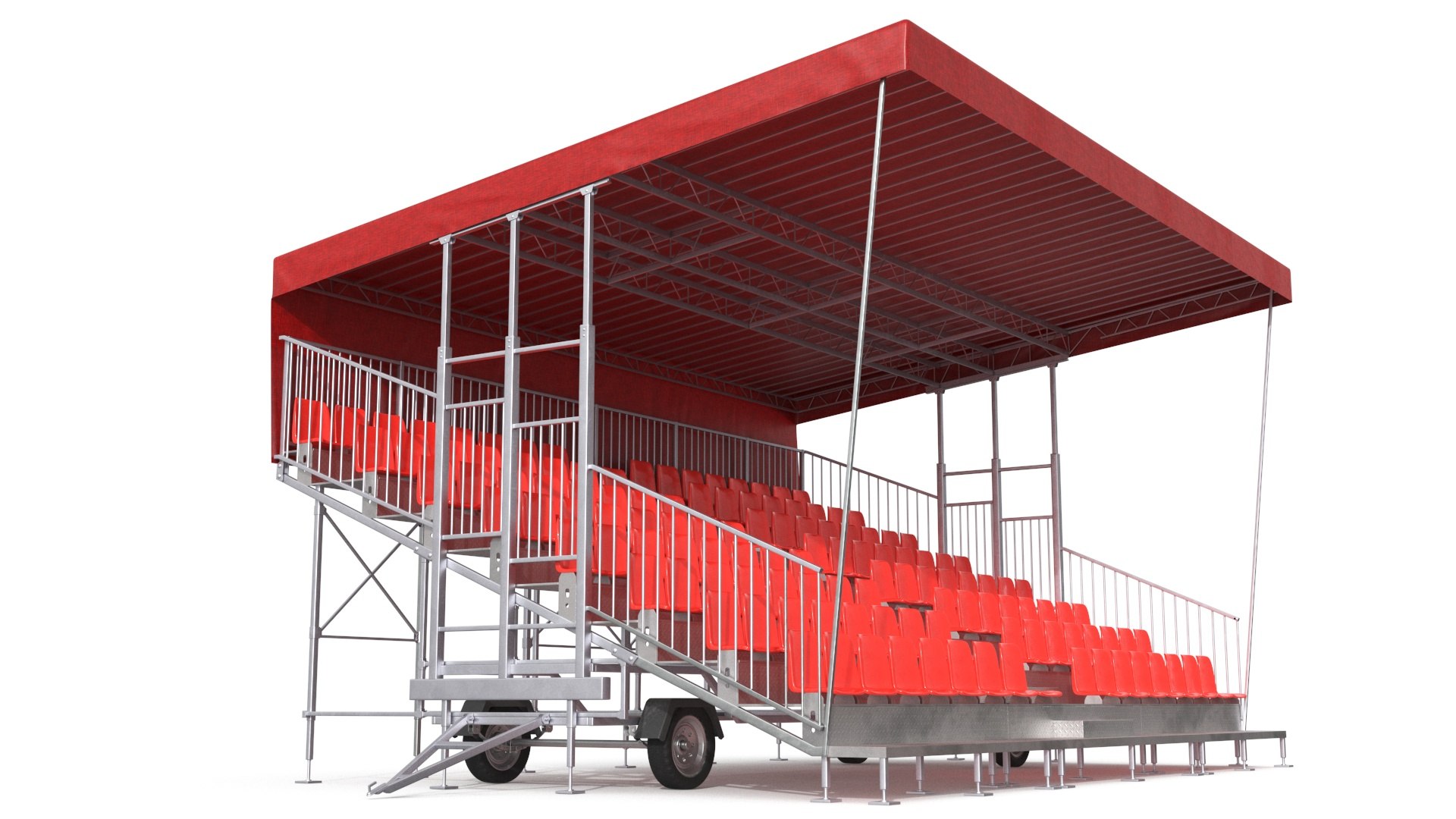 3D Model Mobile Grandstand - TurboSquid 2281783