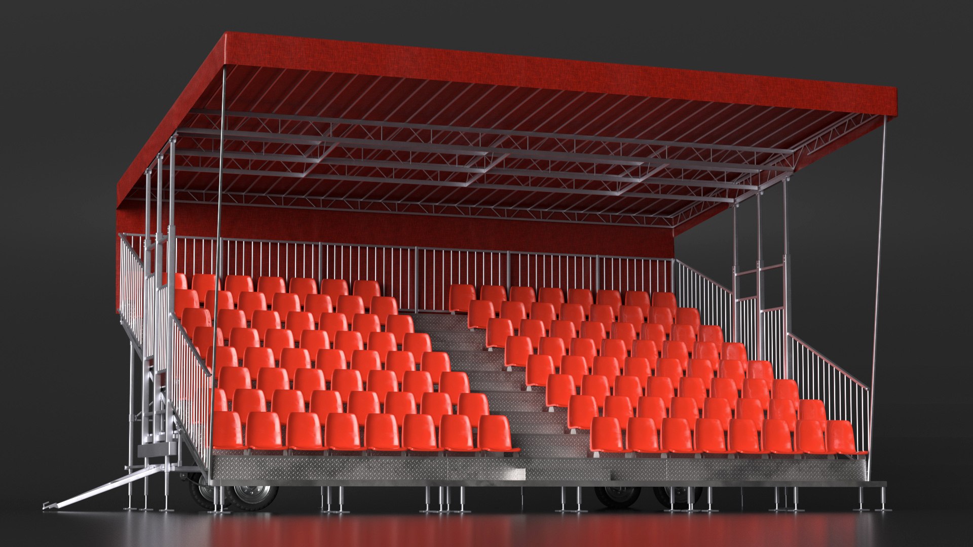 3D Model Mobile Grandstand - TurboSquid 2281783