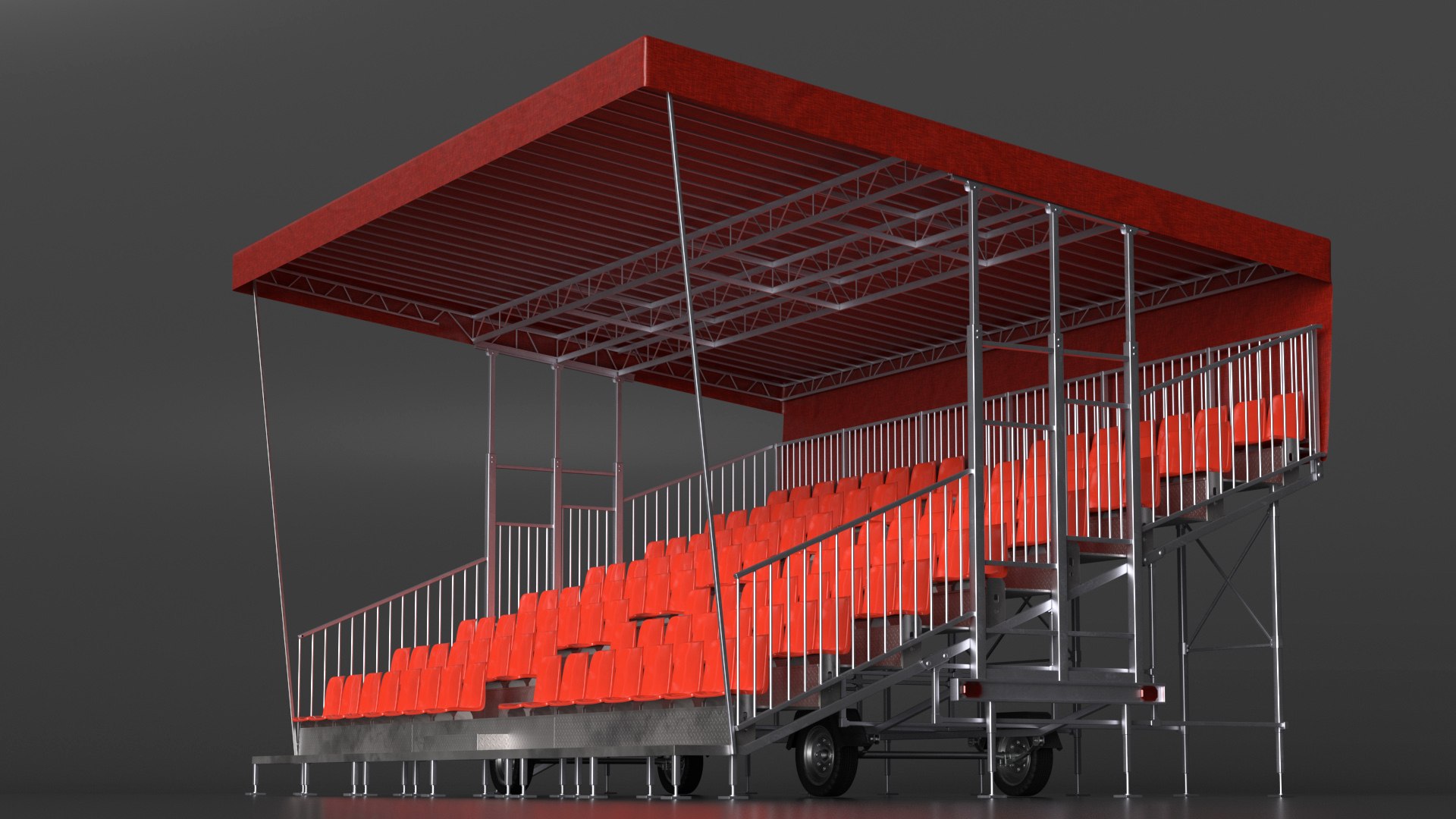3D Model Mobile Grandstand - TurboSquid 2281783