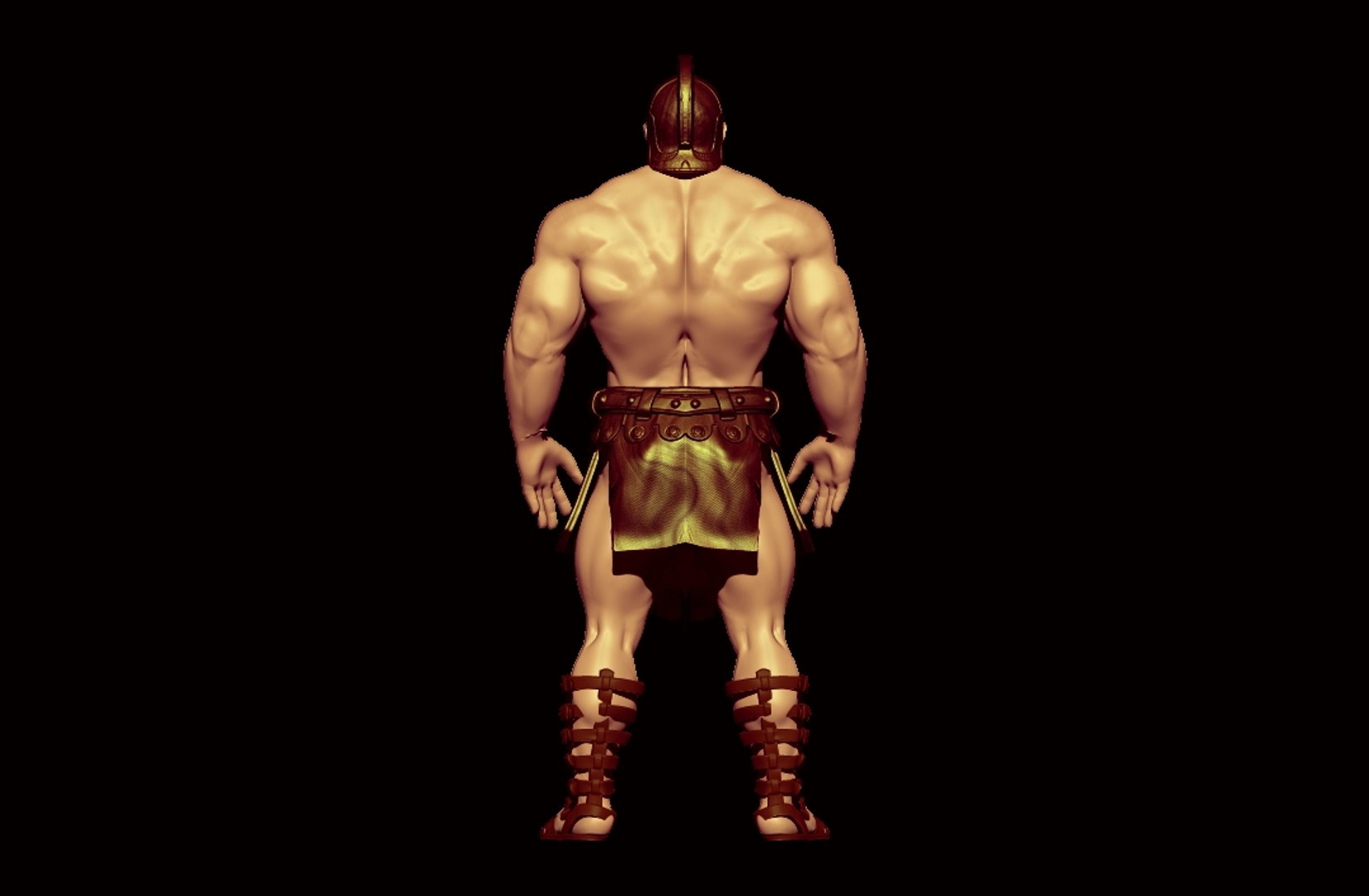 3D bodybuilder anatomy fighter - TurboSquid 1557105