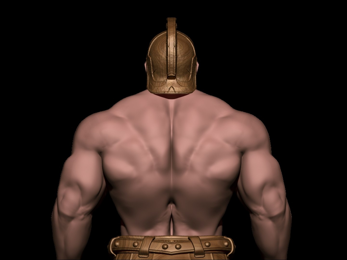 3D bodybuilder anatomy fighter - TurboSquid 1557105