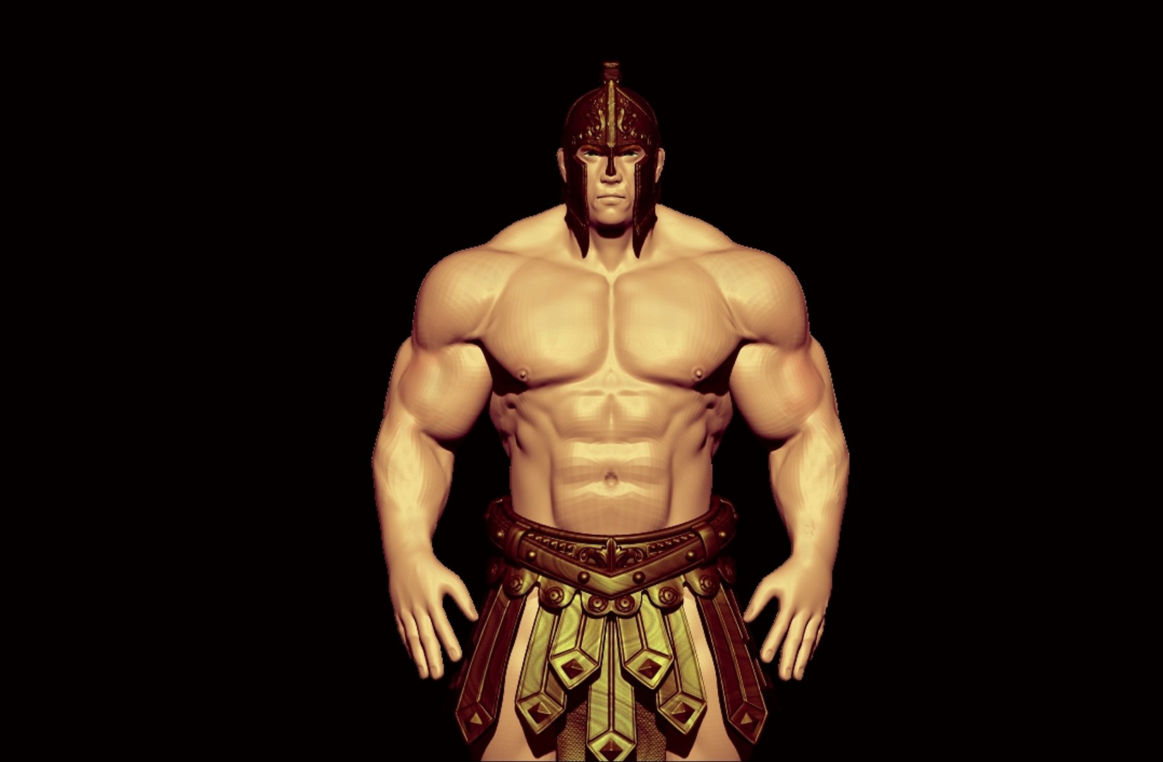 3D bodybuilder anatomy fighter - TurboSquid 1557105
