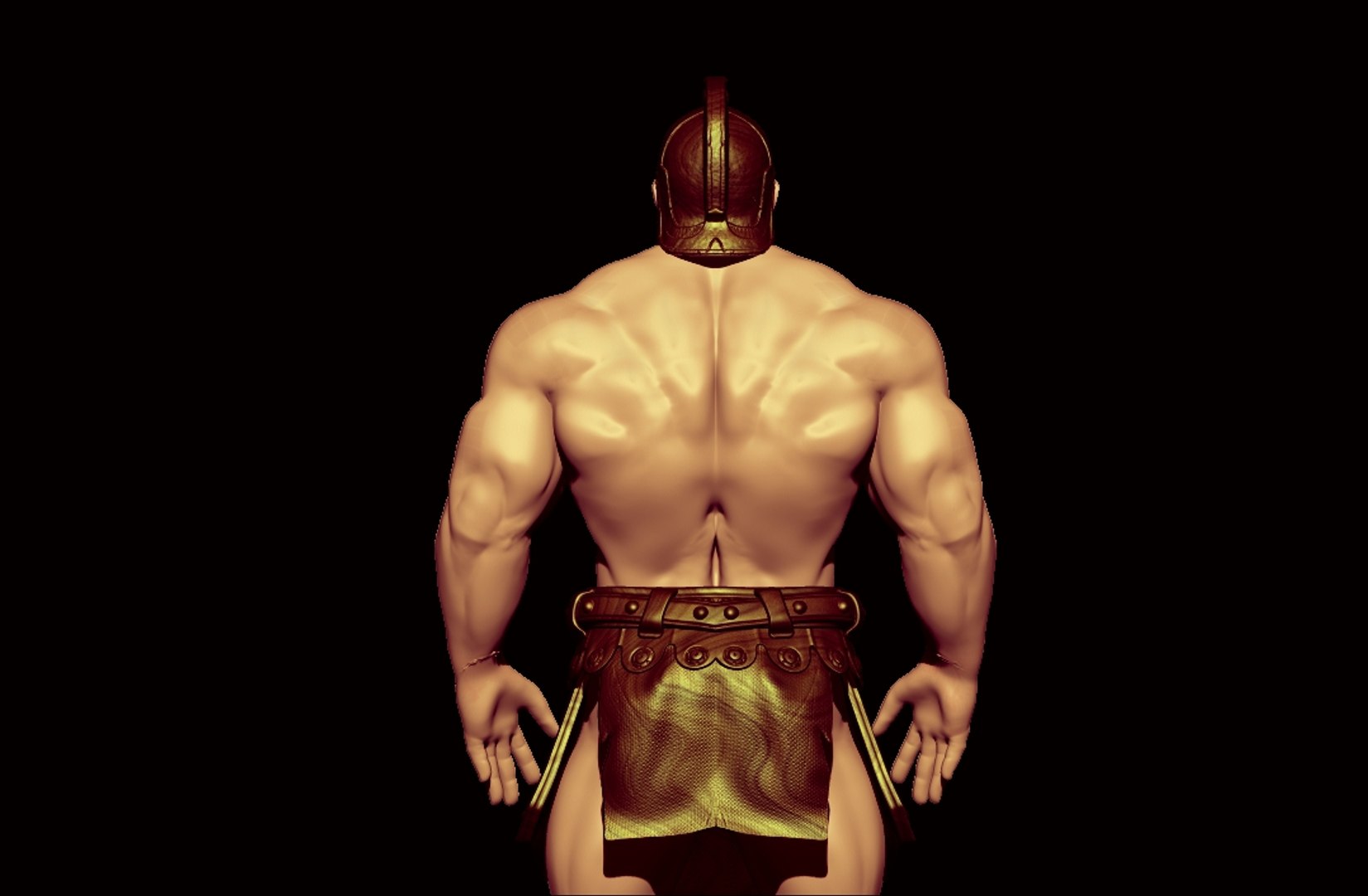 3D bodybuilder anatomy fighter - TurboSquid 1557105
