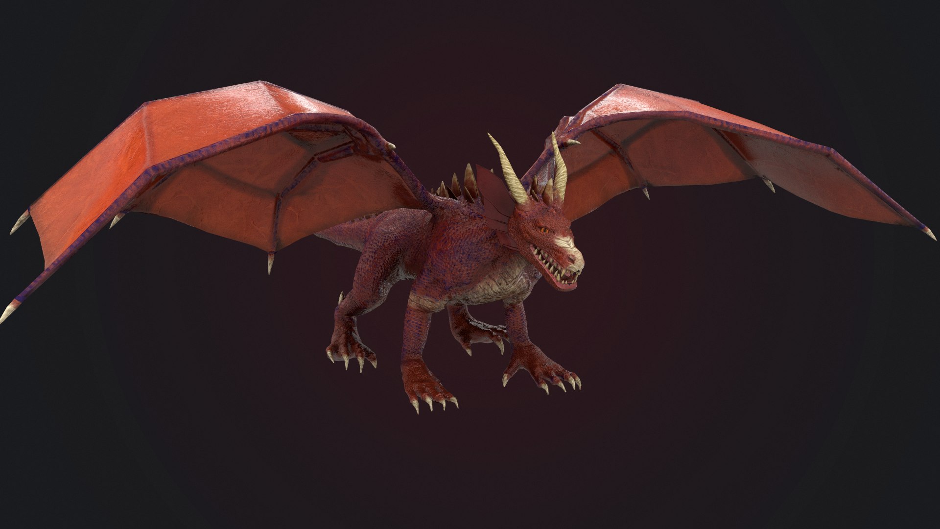 3D Dragon Game Ready PBR - TurboSquid 1765318