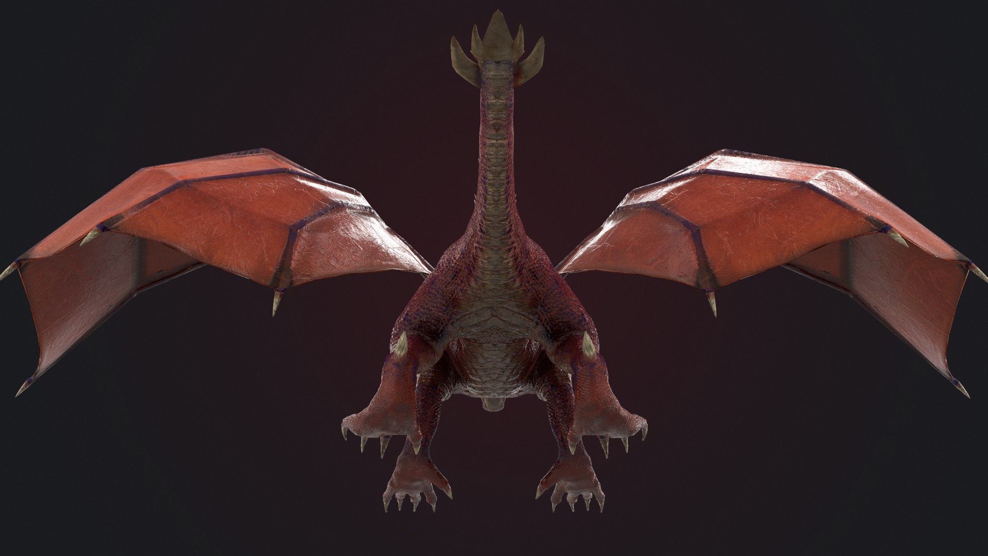 3D Dragon Game Ready PBR - TurboSquid 1765318