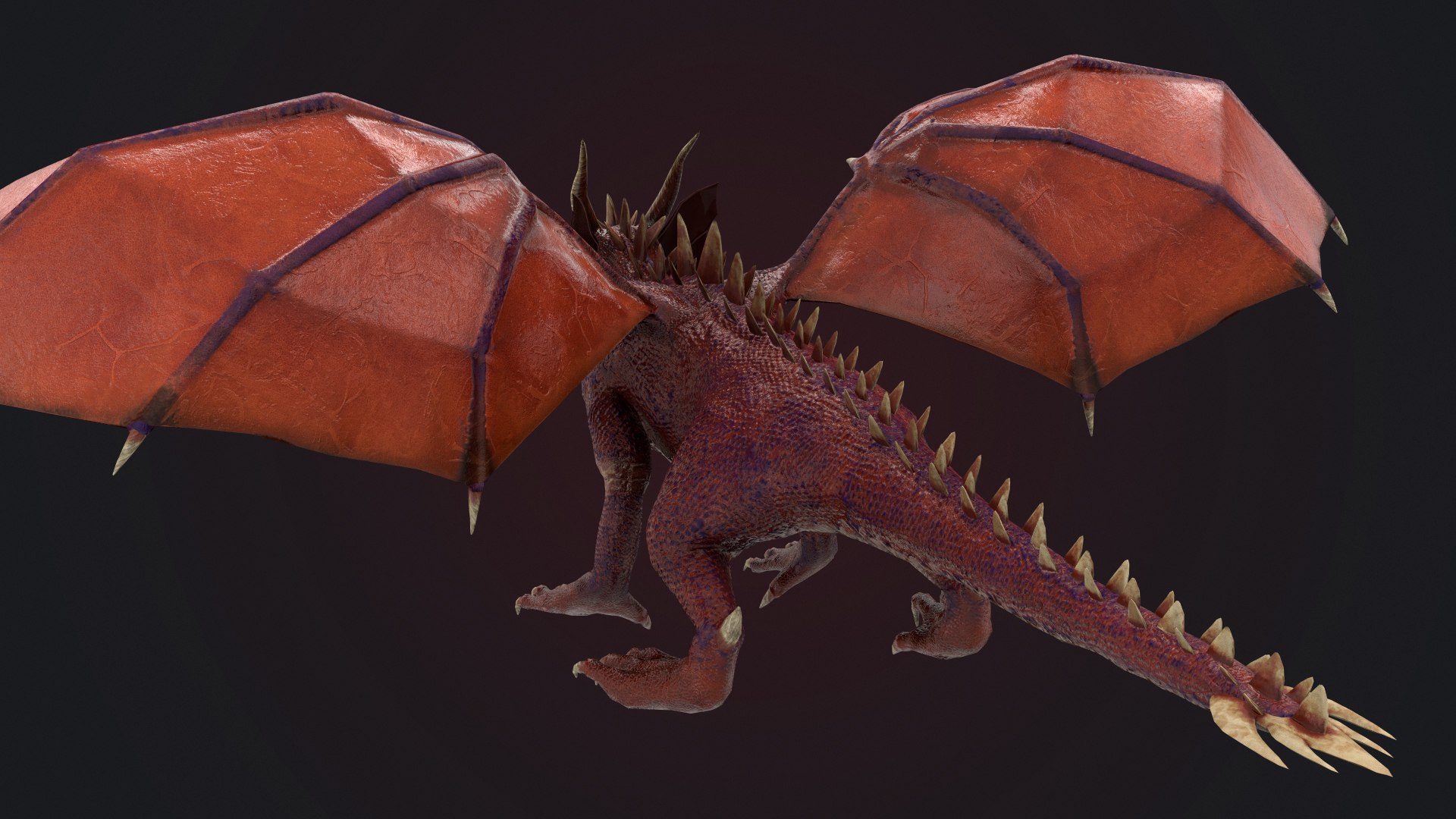 3D Dragon Game Ready PBR - TurboSquid 1765318