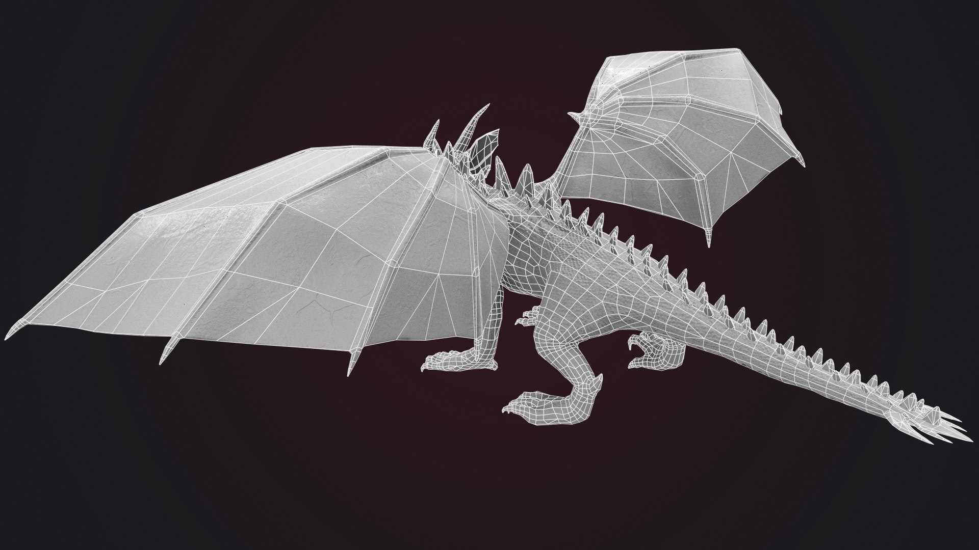 3D Dragon Game Ready PBR - TurboSquid 1765318