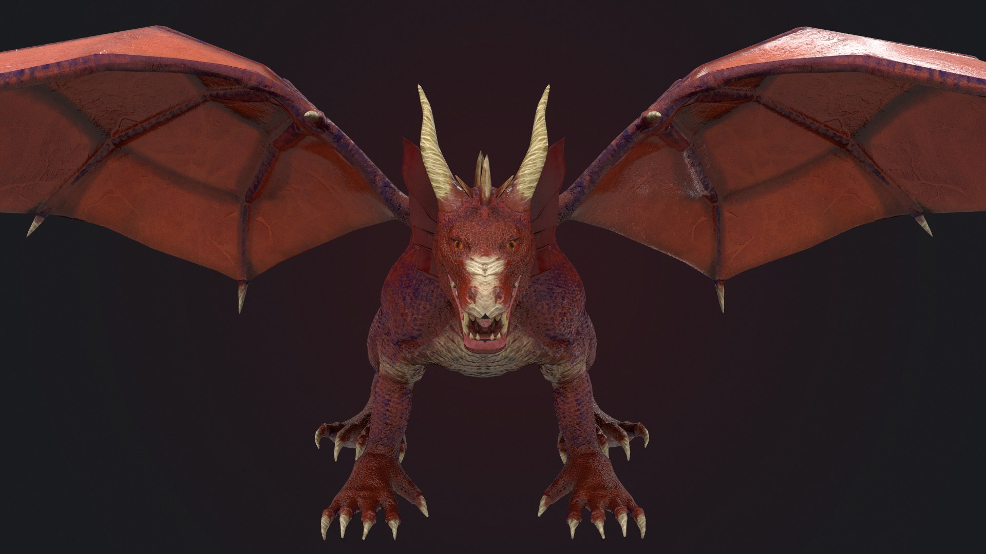 3D Dragon Game Ready PBR - TurboSquid 1765318