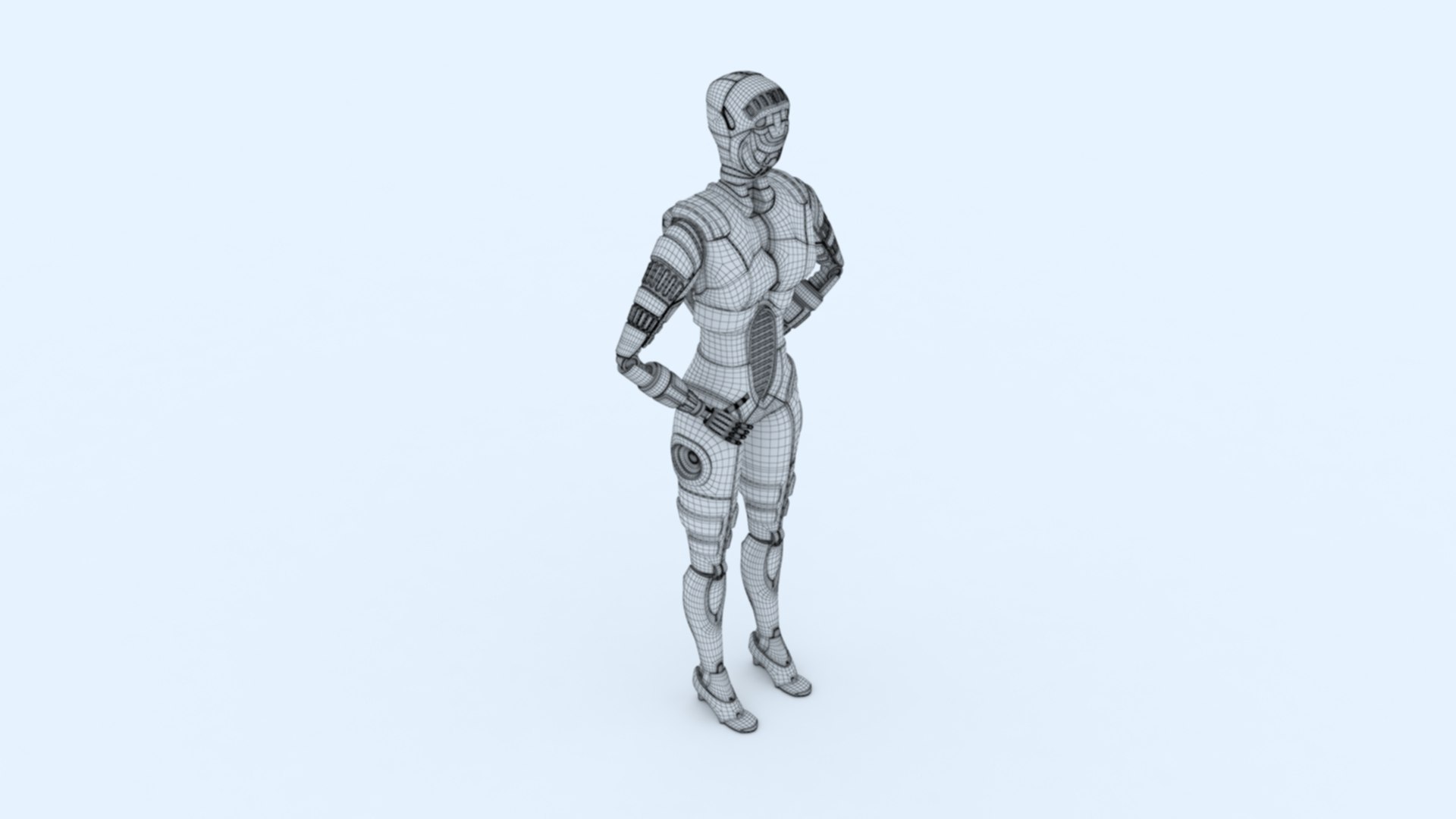 3D model Female Robot 3 - FR03 - TurboSquid 1793377