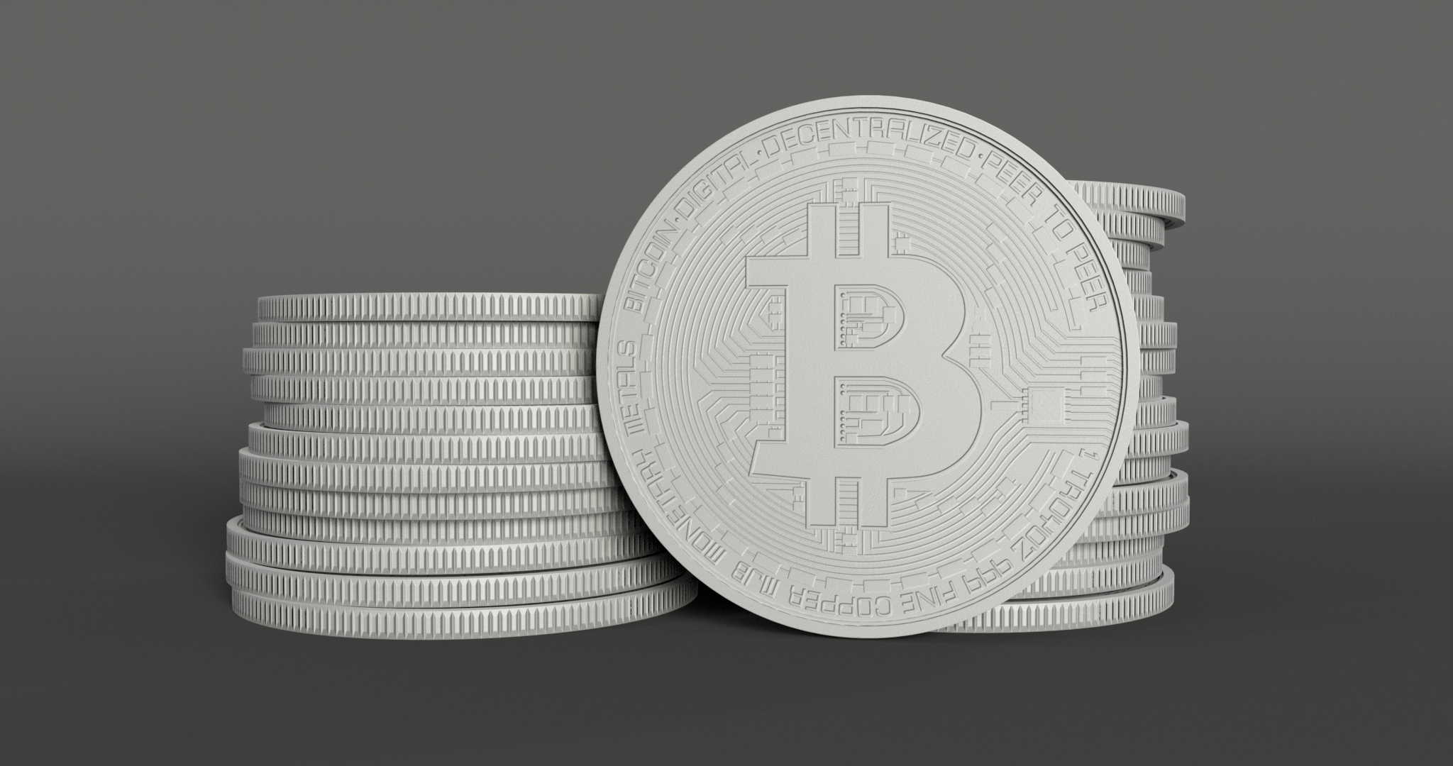 Bitcoin coin currency 3D model - TurboSquid 1676882