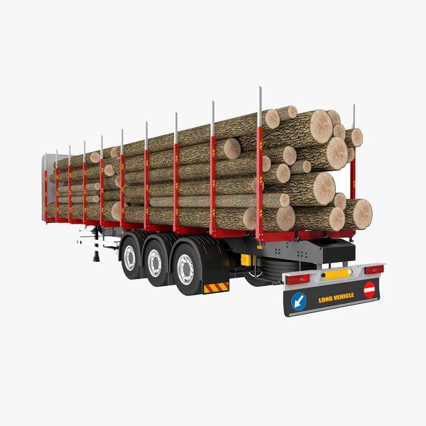 modelo 3d Trailer de madera - TurboSquid 1243953