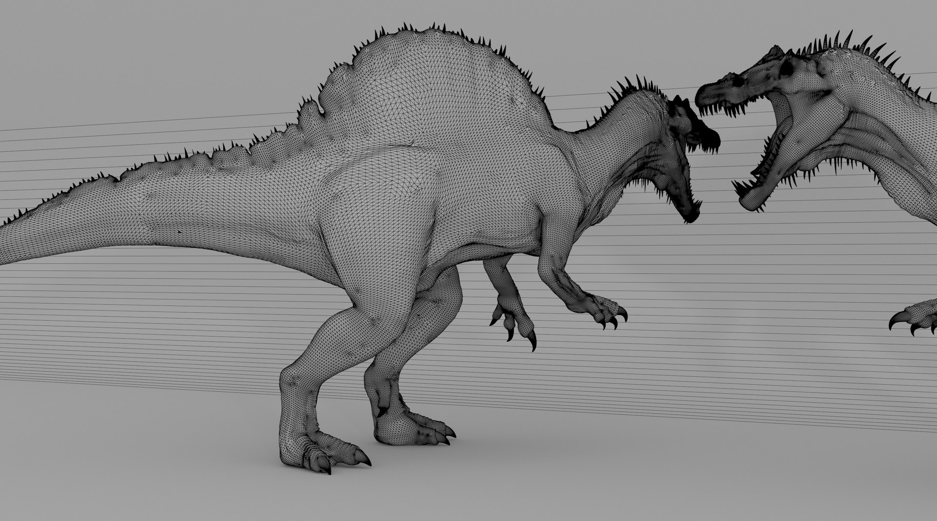 Dinosaur Back Spinosaurus 3D - TurboSquid 2173026