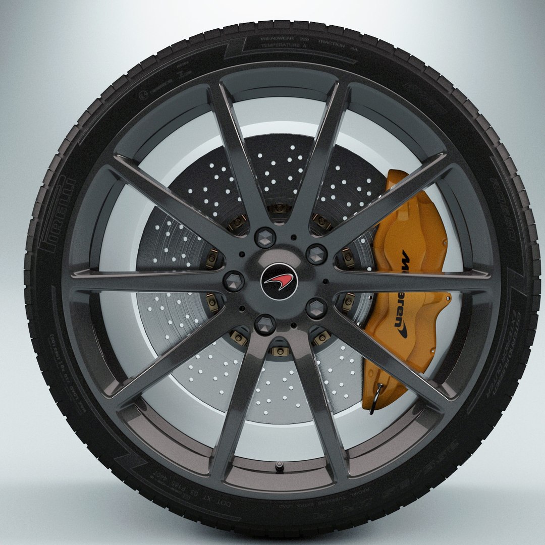 Mclaren Wheel C4d