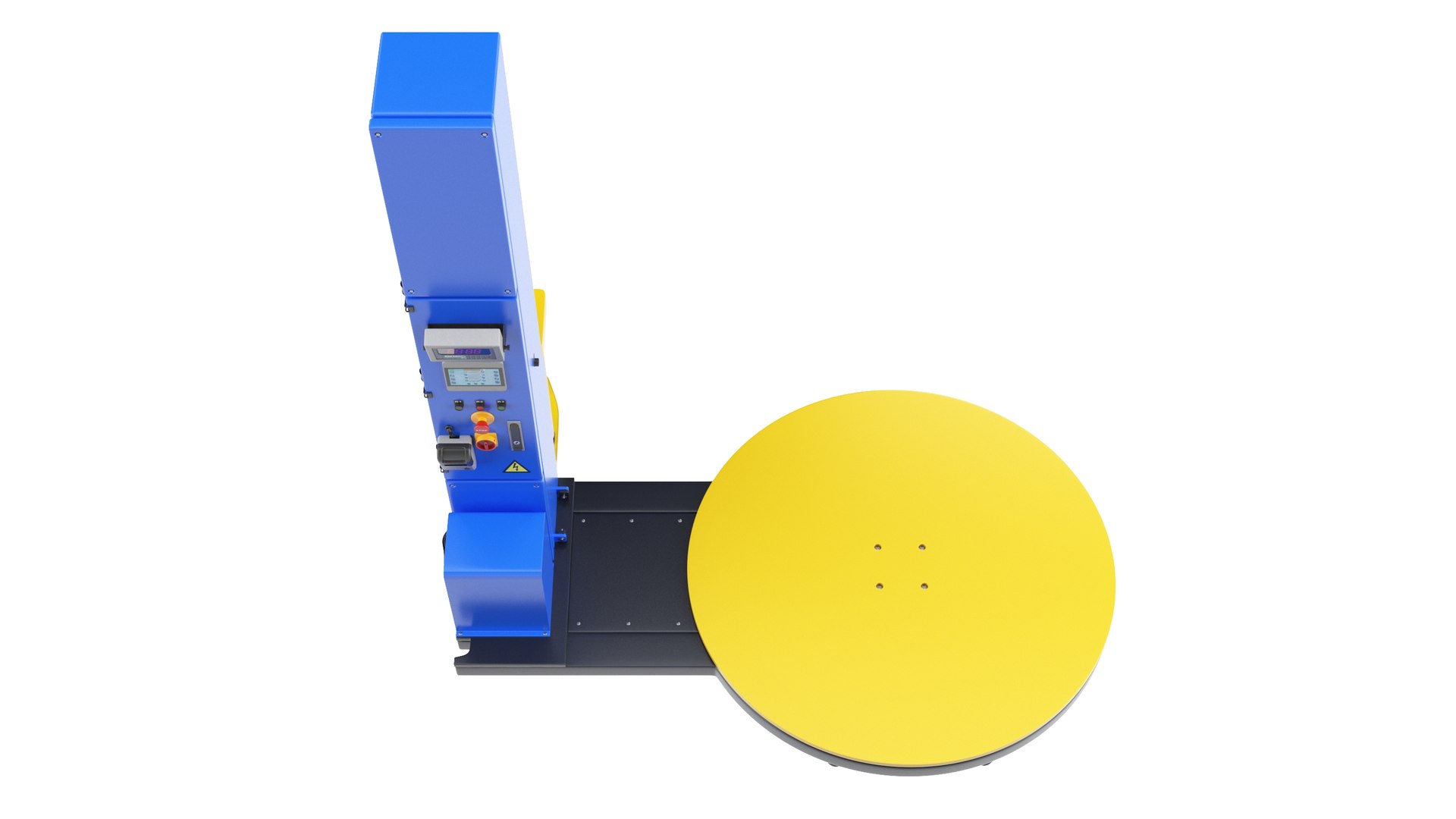 Pallet Turntable Wrapping Machine 3D Model - TurboSquid 2344118