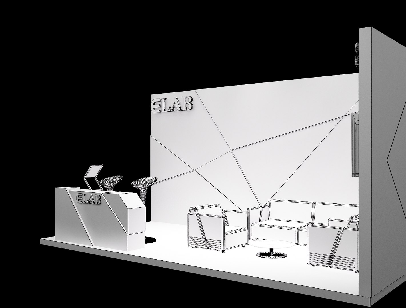 Stand exhibition booth model - TurboSquid 1554105
