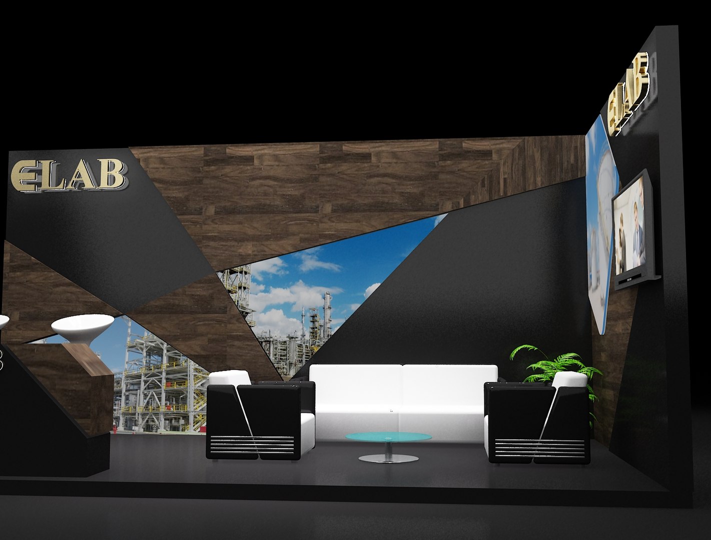 Stand exhibition booth model - TurboSquid 1554105