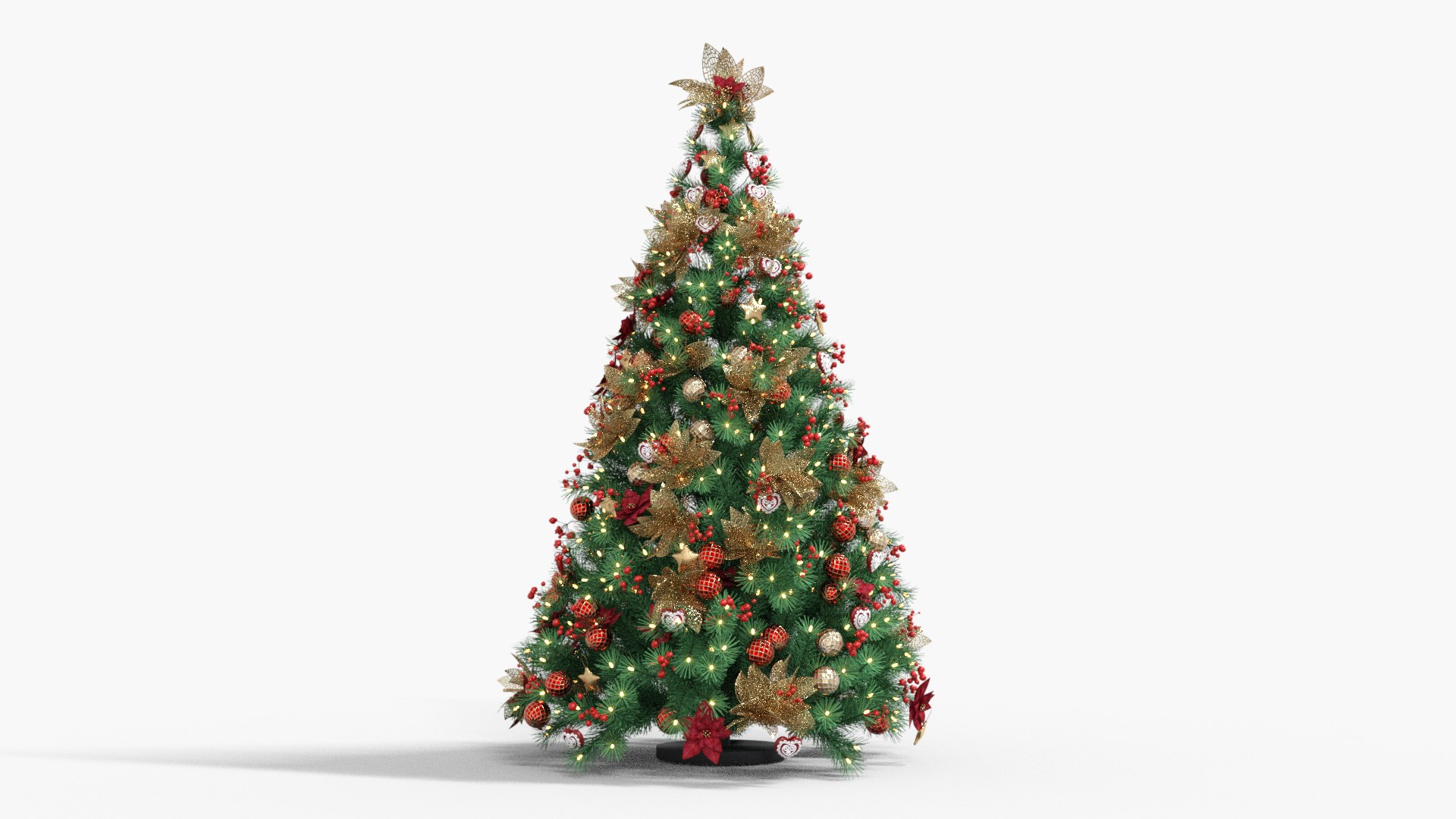 Realistic Christmas Tree 3D Model - TurboSquid 2321434