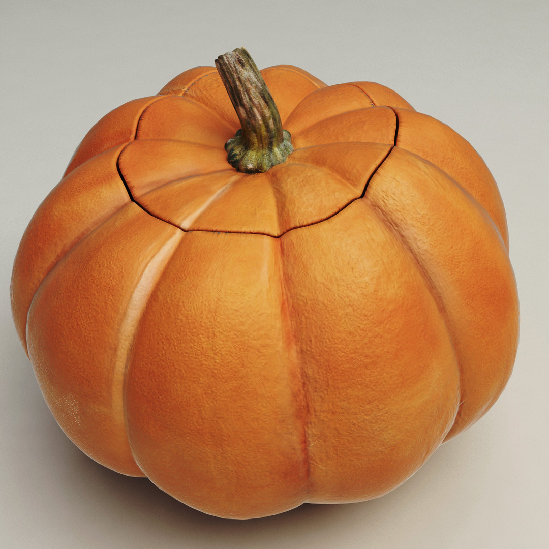 3d model halloween pumpkin