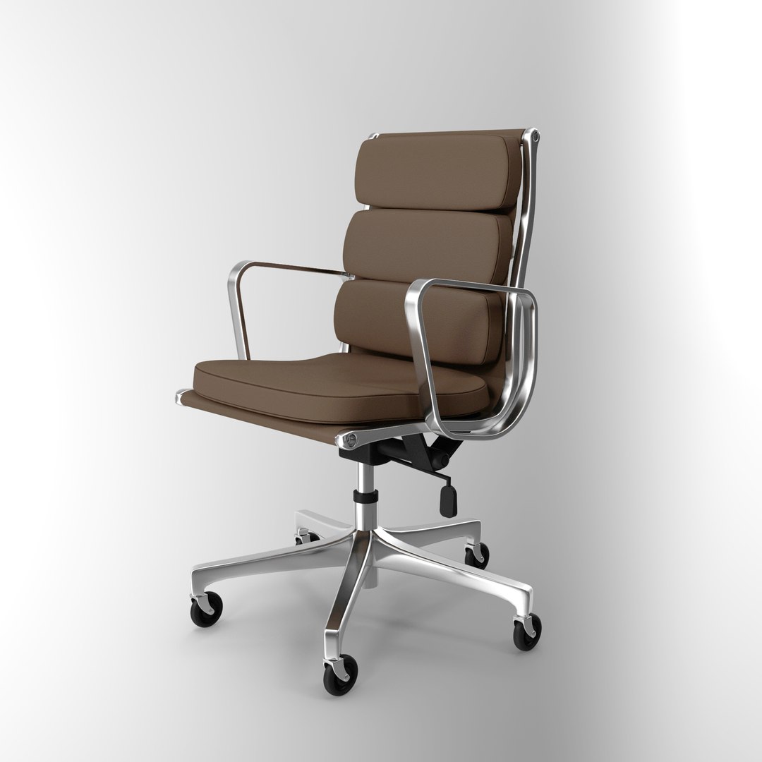 3D Model Eames Soft Pad Chair - TurboSquid 2218789