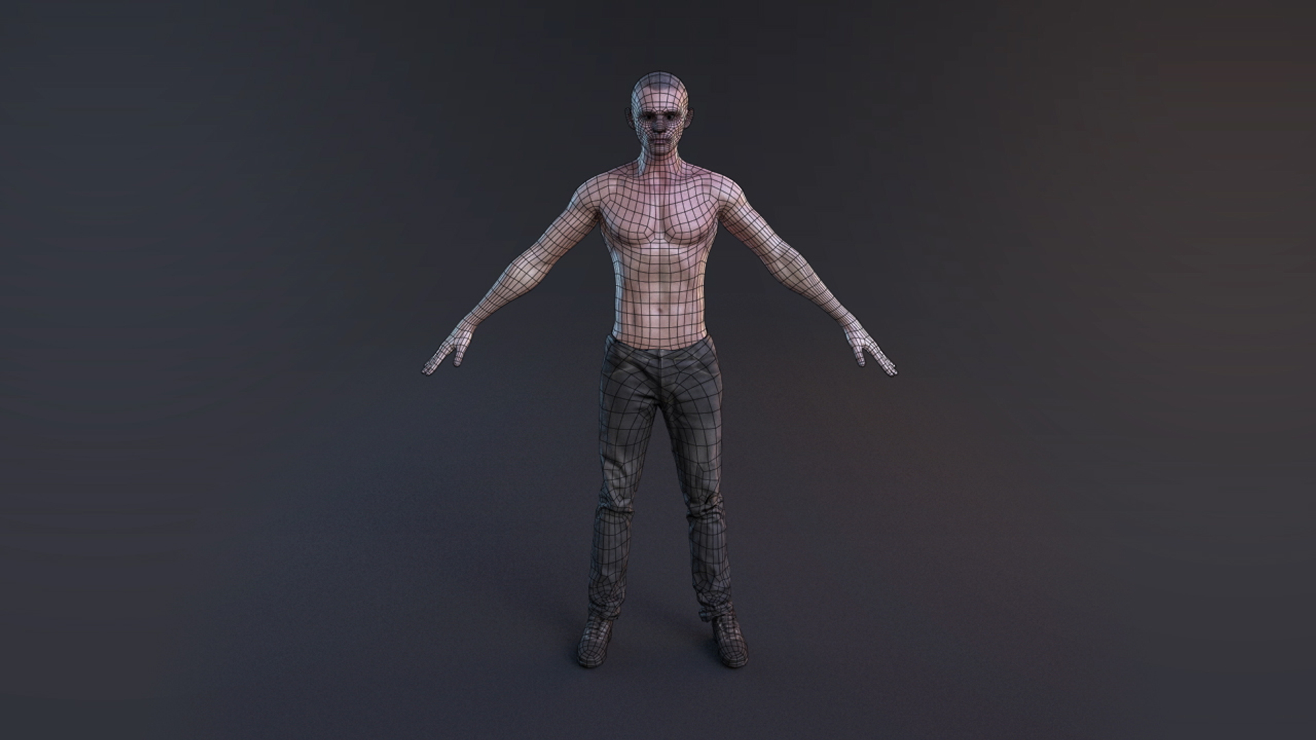 3d Model Character Male - Rigged
