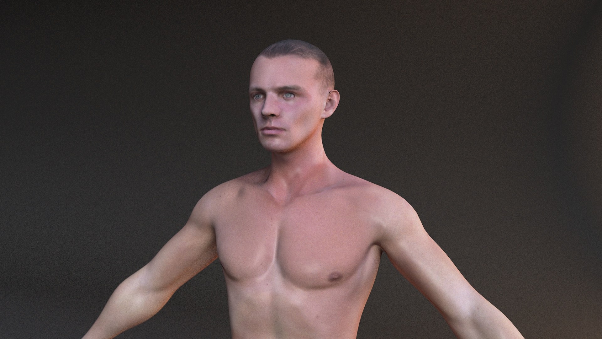 3d Model Character Male - Rigged