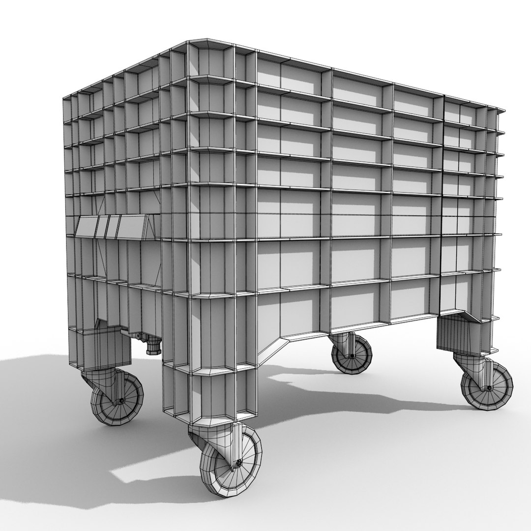 Wheeled Container Tank Fbx