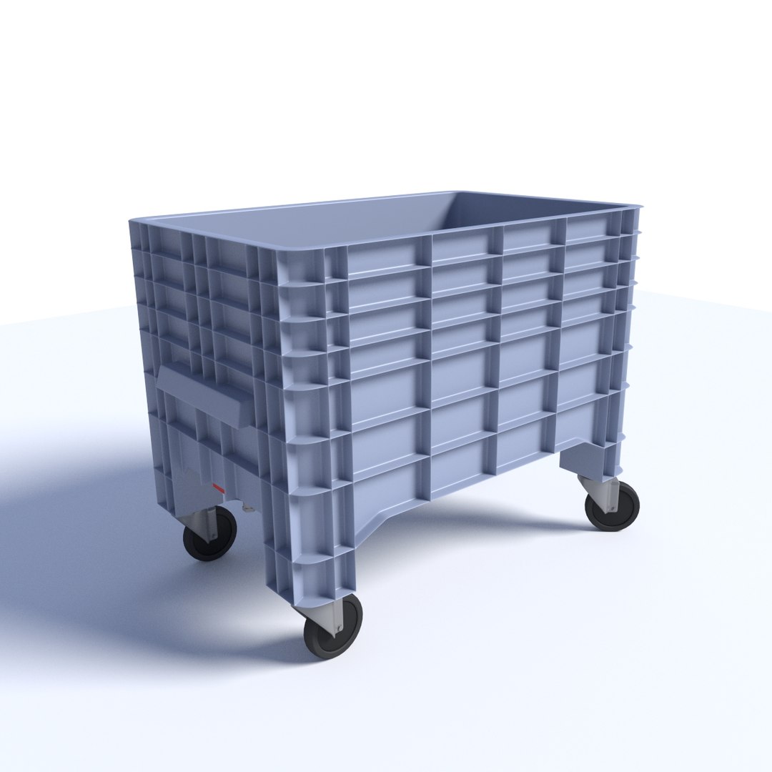 Wheeled Container Tank Fbx
