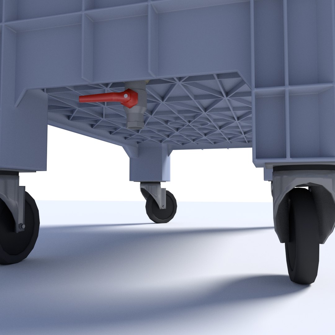 Wheeled Container Tank Fbx