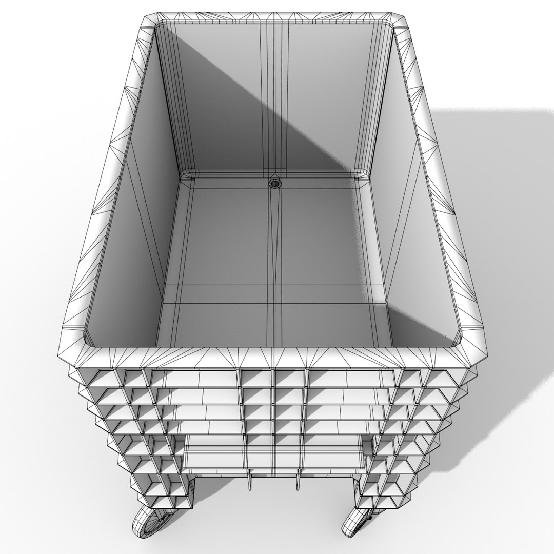 Wheeled Container Tank Fbx