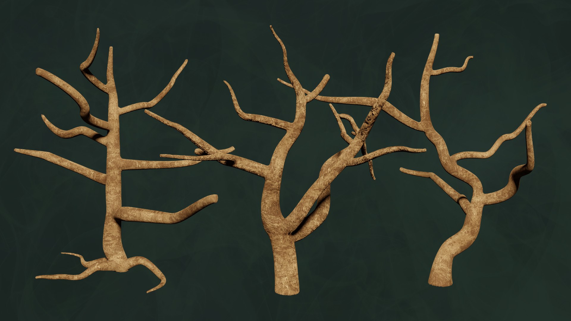 3D Trees Pack - Unleafs Assets Nature Env Model - TurboSquid 2051435