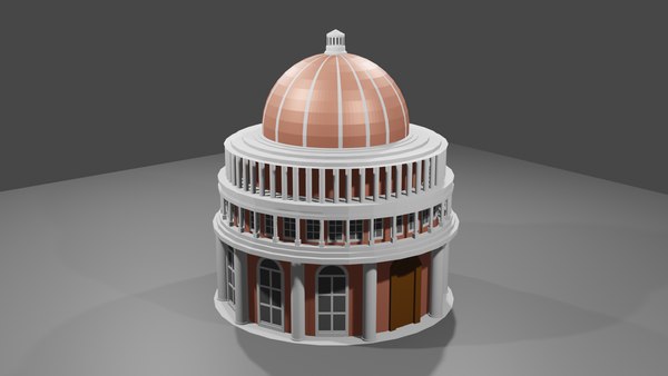 Library Building 3D model - TurboSquid 1855374