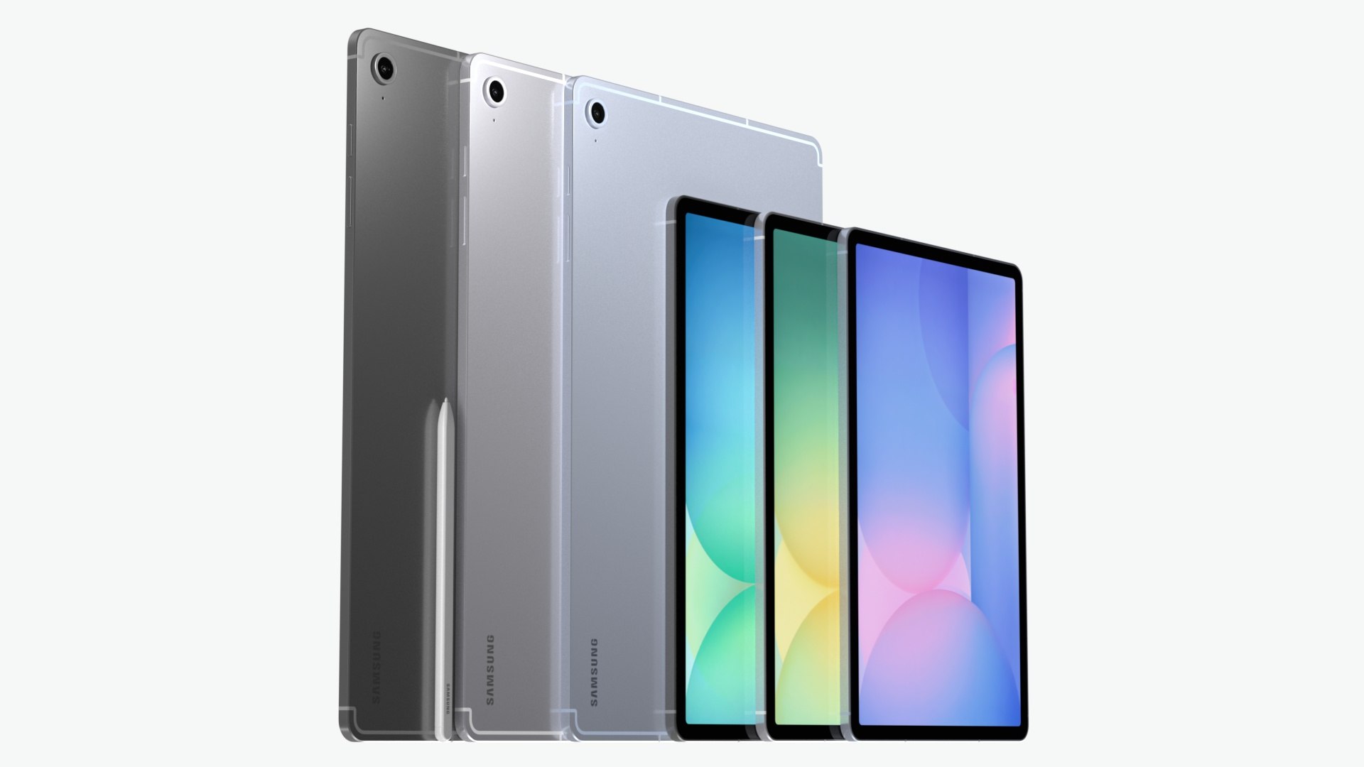 Samsung Galaxy Tab S10 FE And S10 FE Plus All Colors 3D Model ...