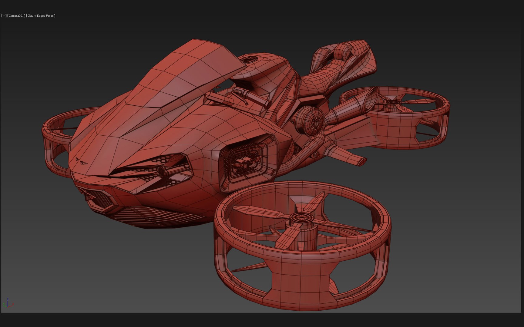 T Copter Bike 5 In 1 Collection Model - TurboSquid 1986885