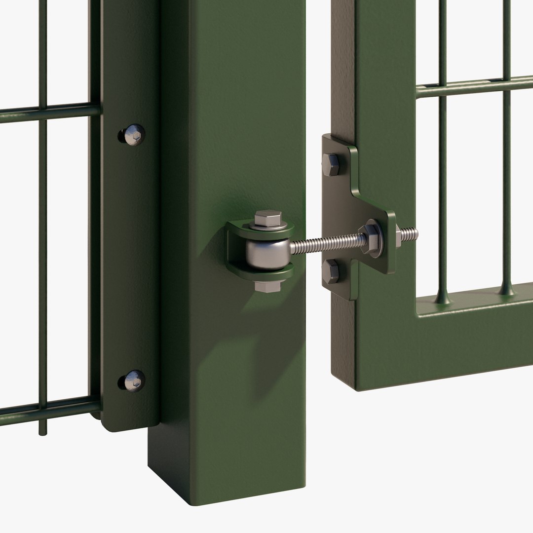 3D German Mesh Fence Model - TurboSquid 1983226