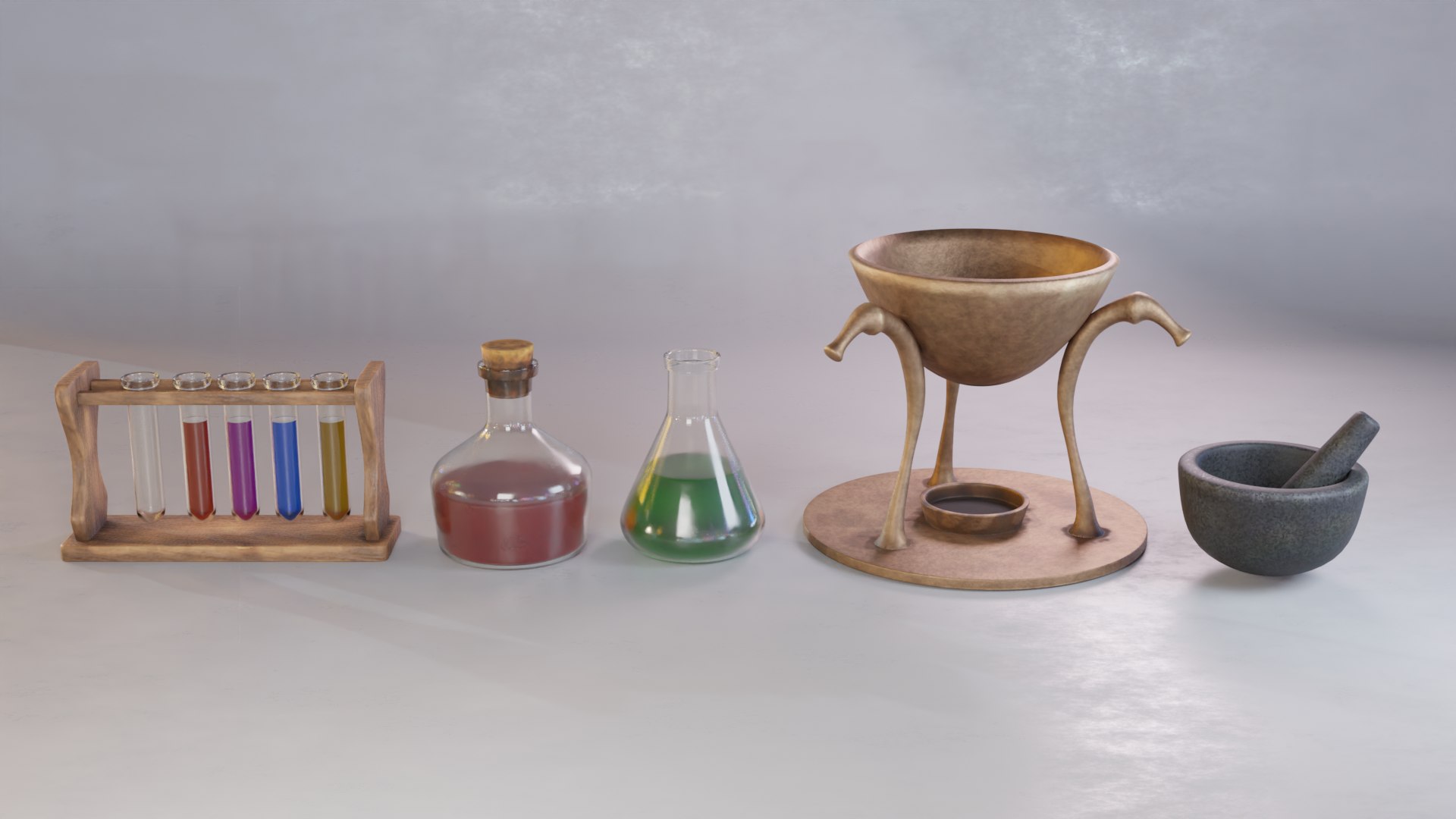 Set potions model - TurboSquid 1660619