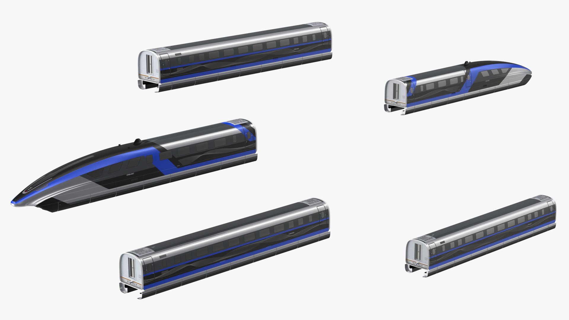 3D model China Railway Maglev Train - TurboSquid 2080860